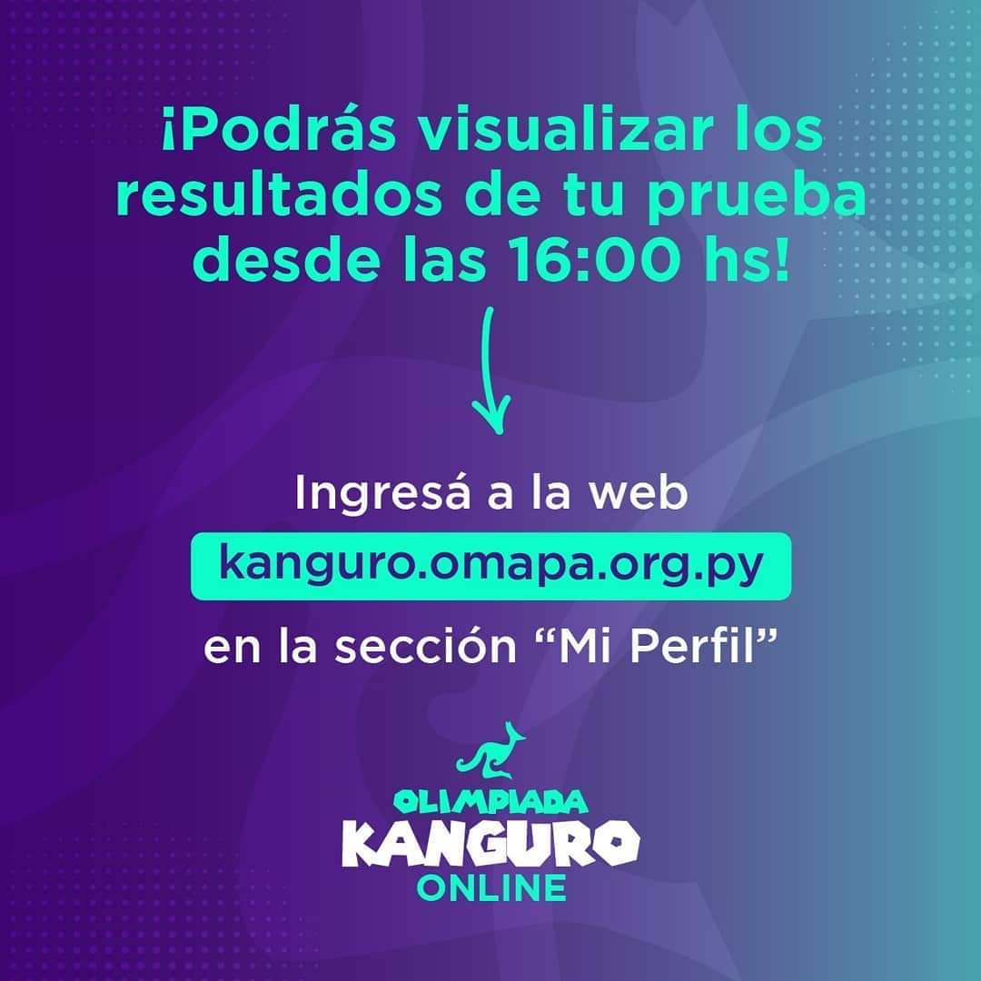Resultados de la Olimpiada Kanguro Online están disponibles OMAPA